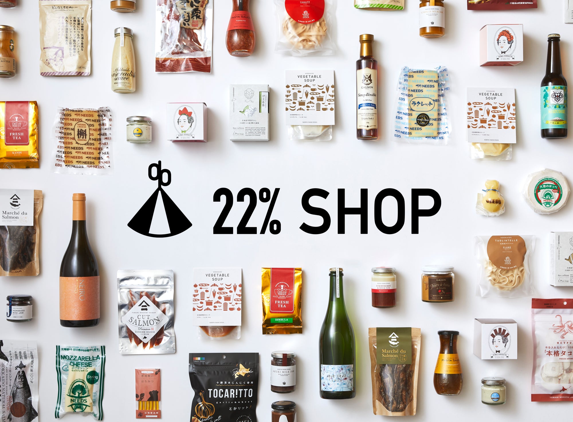22% SHOP – 22% MARKET